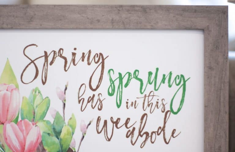 Free Spring Printable Wall Art