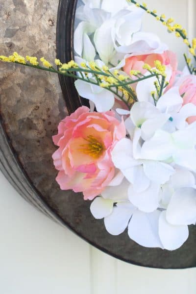 DIY Unique Spring Tire Wreath
