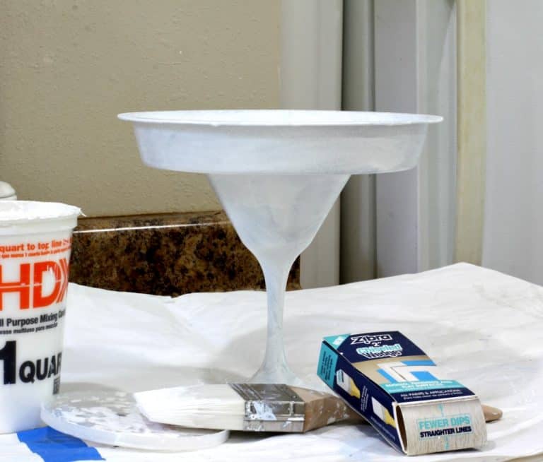 DIY Rustic Cake Plate Made Two Ways