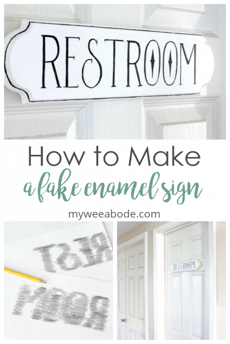 How to Make a Fake Enamel Sign
