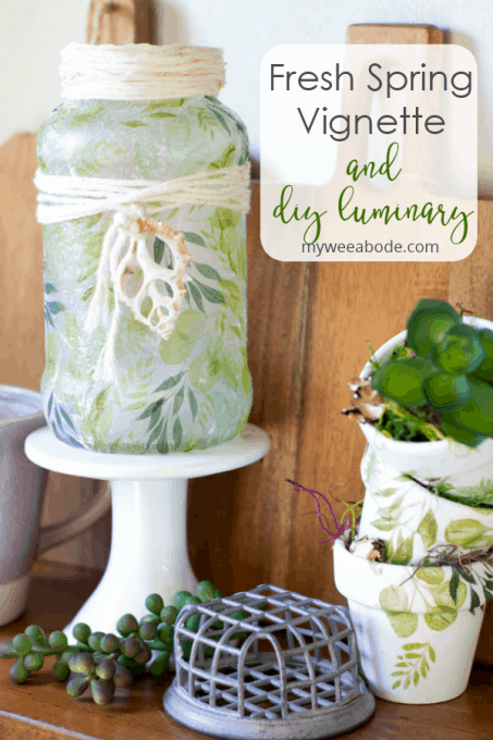 Bring Spring to Your Home with a Fresh Vignette