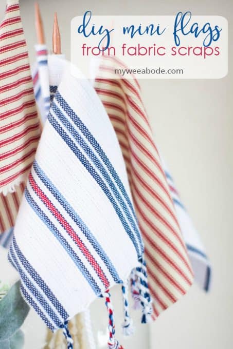 How to Make Flags from Fabric Scraps