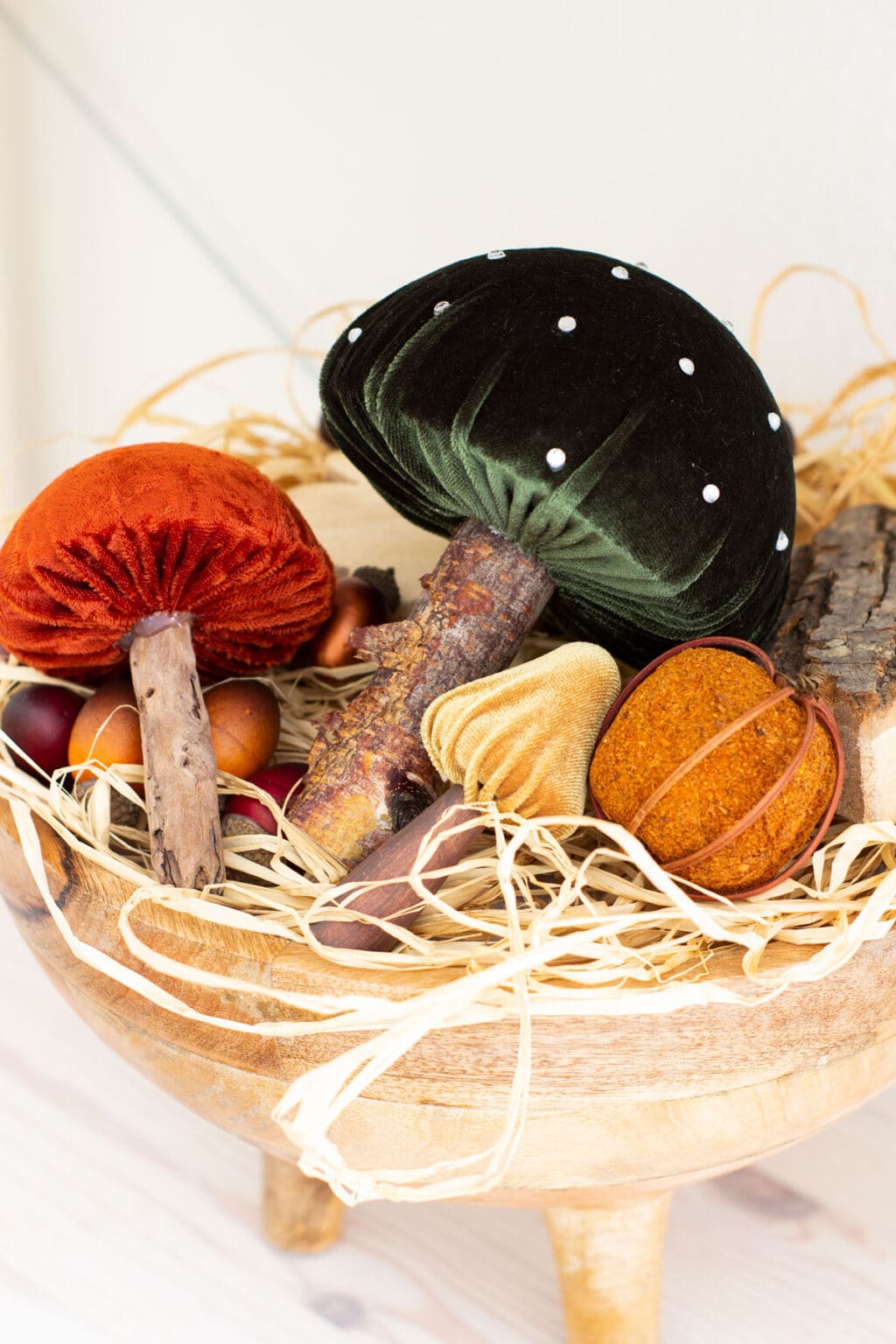 Easy DIY Velvet Mushrooms Three Ways