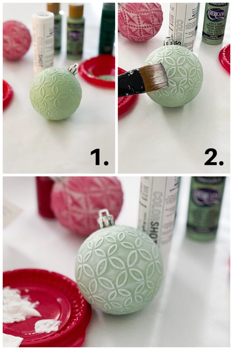 How to Paint Ornaments for Your Christmas Color Palette