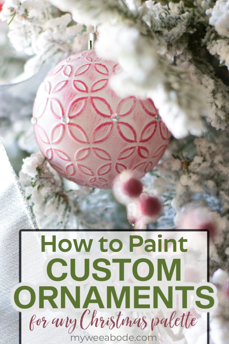 How to Paint Ornaments for Your Christmas Color Palette