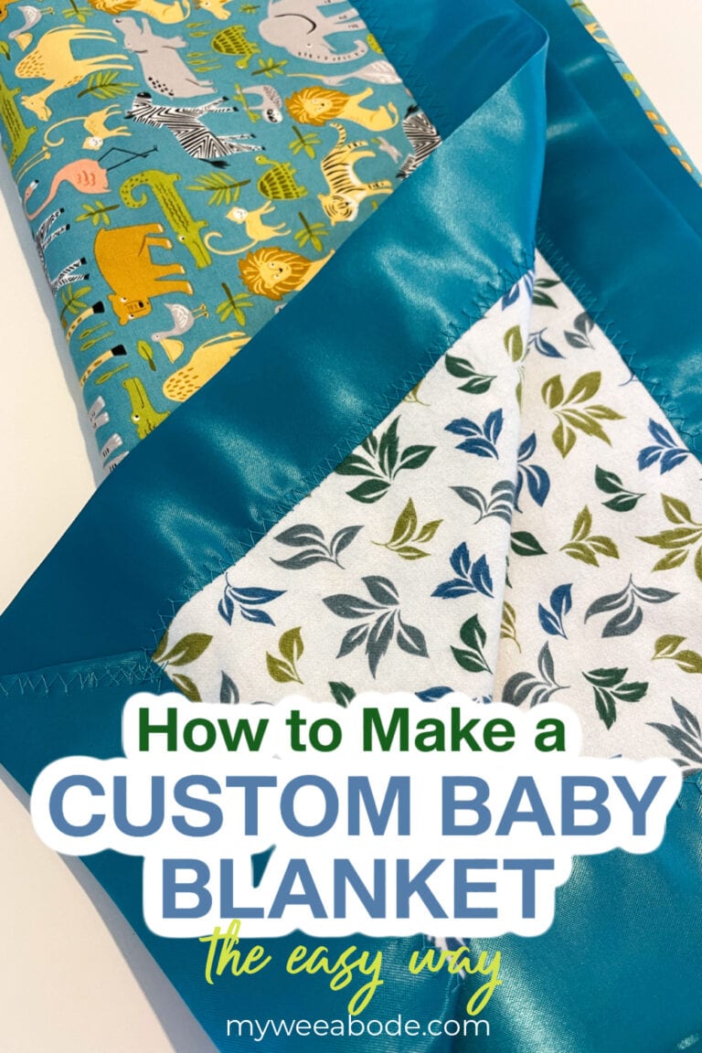 How to Make a Custom Baby Blanket the Easy Way