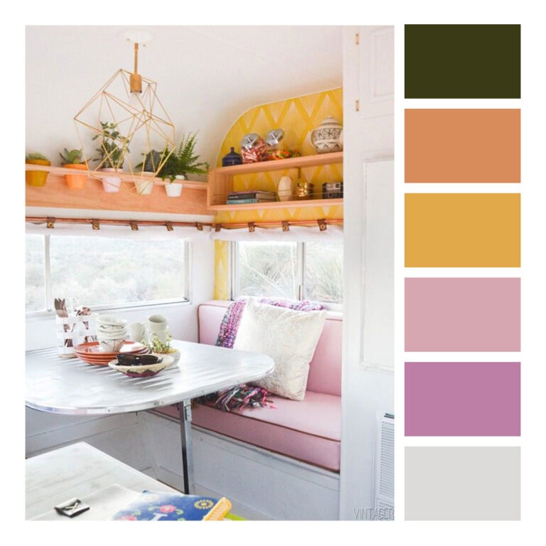 21 Color Palettes for Your Camper Trailer Renovation