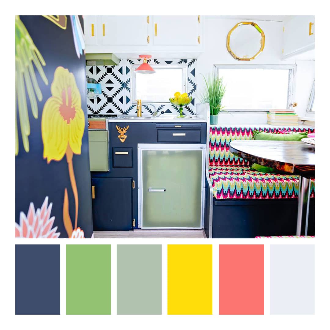21 Color Palettes for Your Camper Trailer Renovation