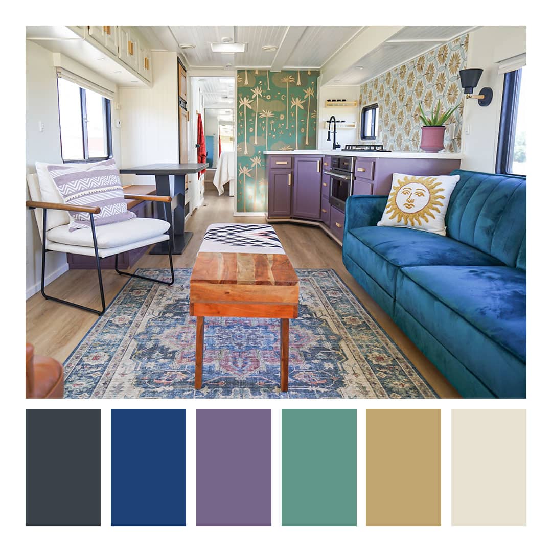 21 Color Palettes for Your Camper Trailer Renovation