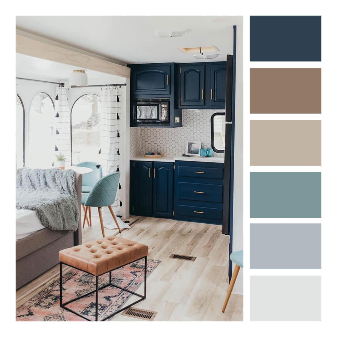 21 Color Palettes for Your Camper Trailer Renovation