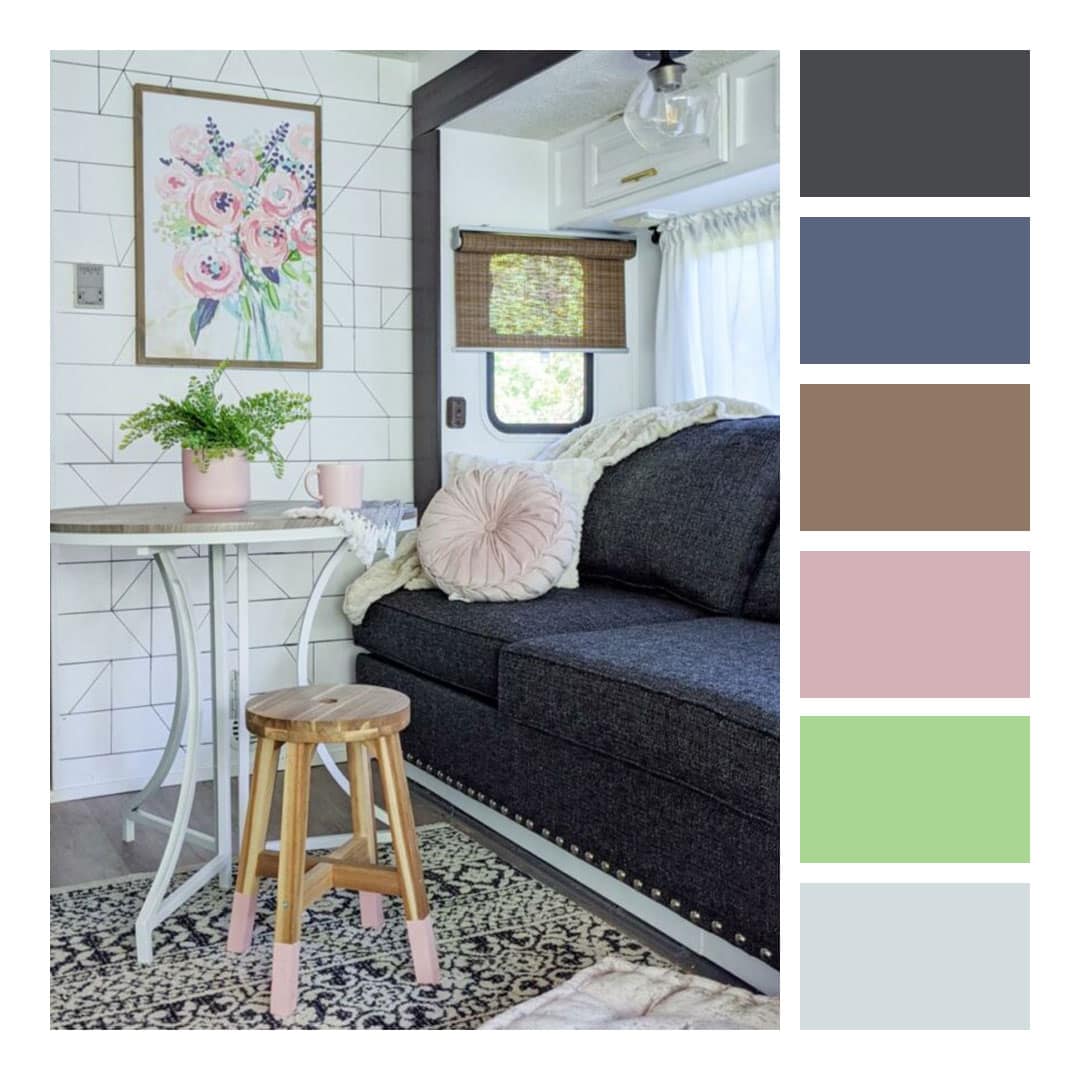 21 Color Palettes for Your Camper Trailer Renovation
